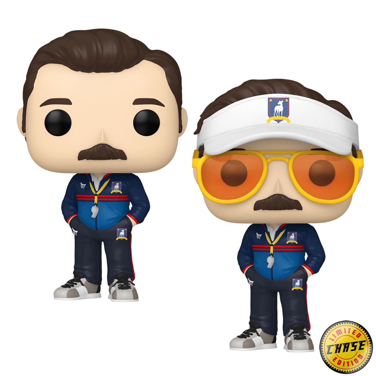 Ted Lasso Funko Pop! TV Vinyl Figure Common + Chase Bundle