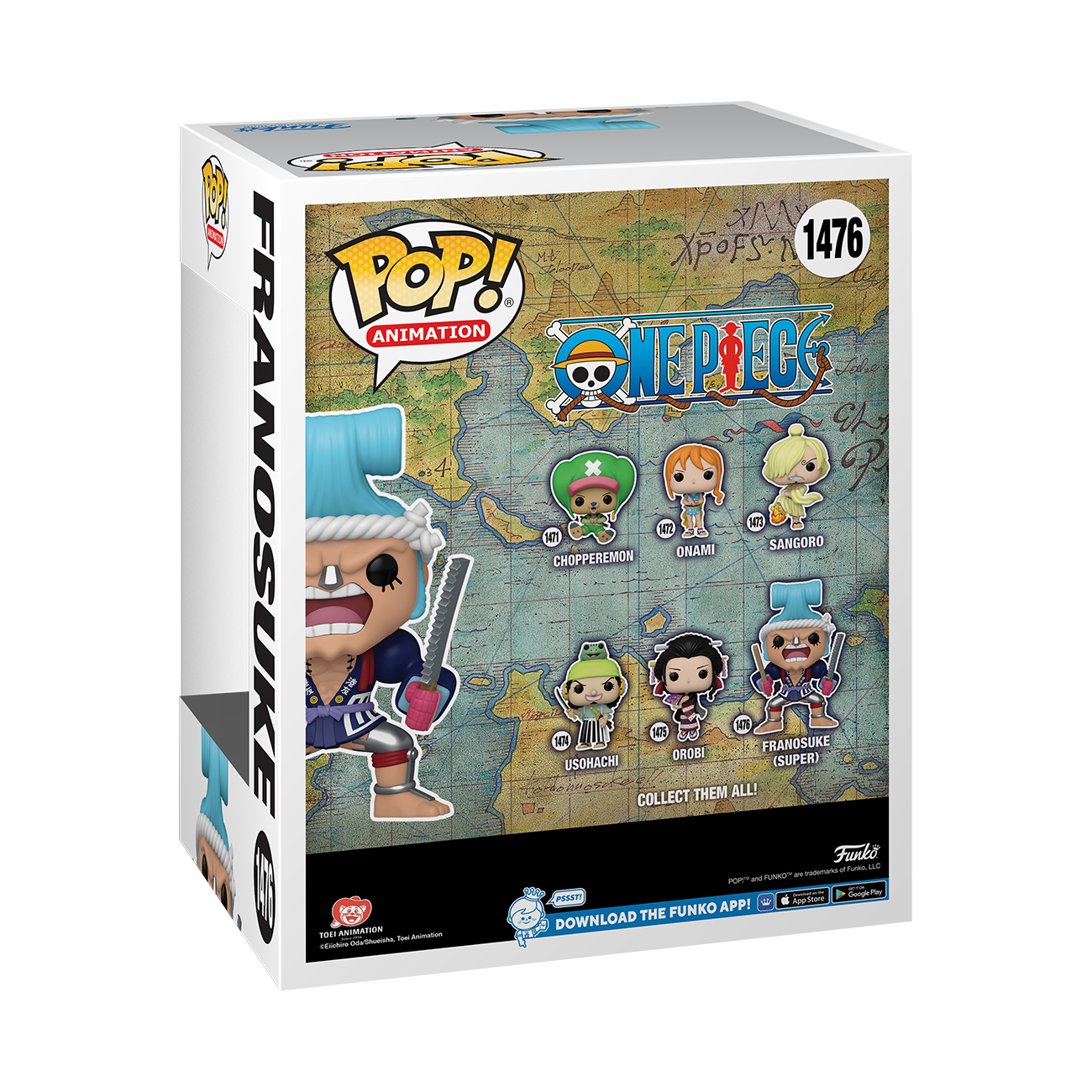 6" Franosuke One Piece Funko Pop! Anime Vinyl Figure