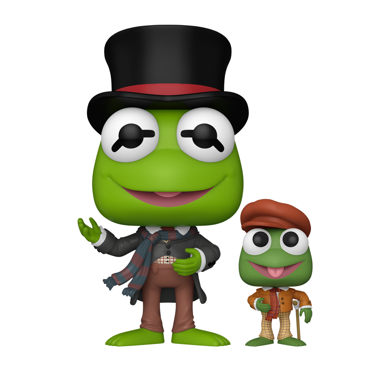 Kermit with Tiny Tim The Muppets Christmas Carol Funko Pop! Movies Vin