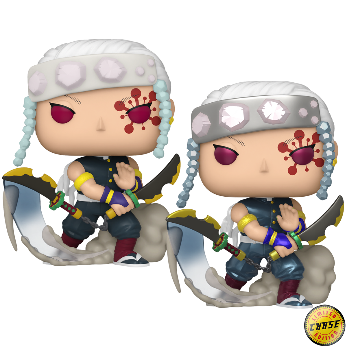 Tengen Uzui Demon Slayer Funko Pop! Anime Vinyl Figure Common + Chase