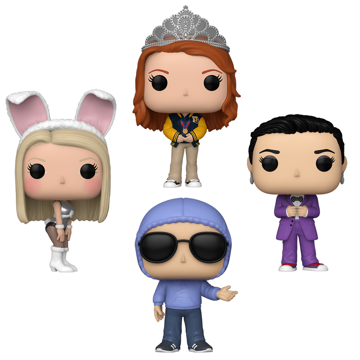 Mean Girls Funko Pop! Movies Vinyl Figure Bundle of 4