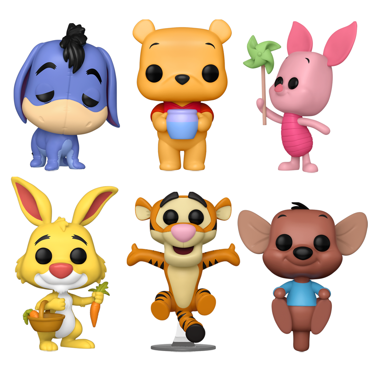 Winnie the Pooh Funko Pop! Disney Vinyl Figure Bundle of 6