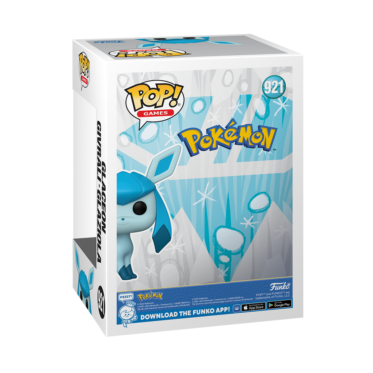 Glaceon Pokemon Funko Pop! Games Vinyl Figure